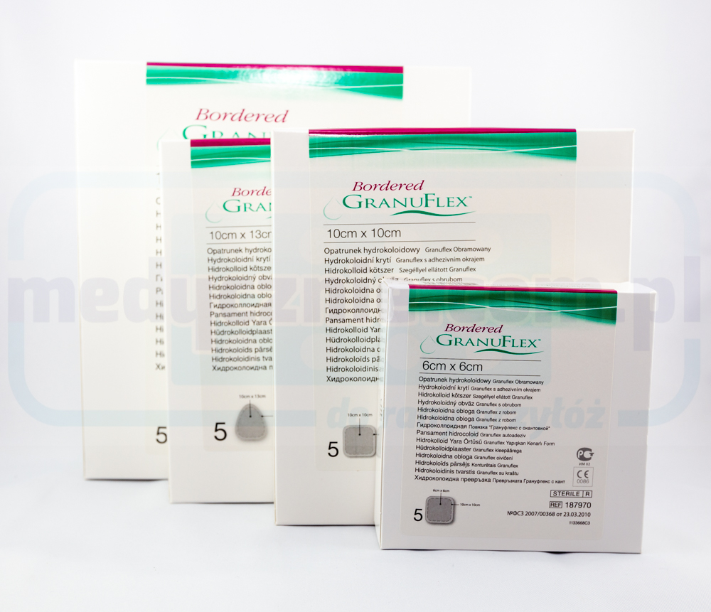 Granuflex Bordered 6*6cm 1szt - Medycznie.com.pl