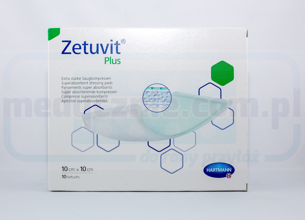 Zetuvit Plus 10*10cm 1szt - Medycznie.com.pl