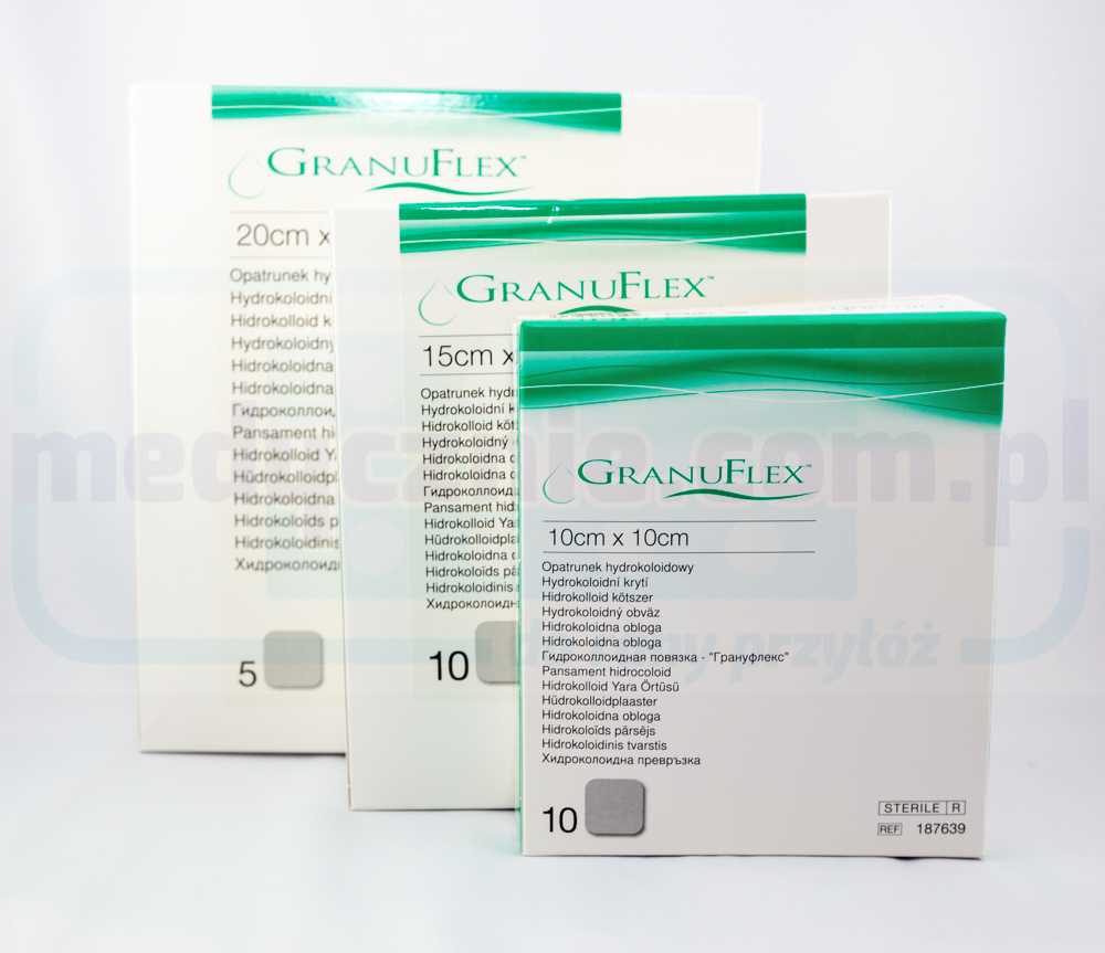 Granuflex 15*20cm opatrunek hydrokoloidowy 1szt - Medycznie.com.pl