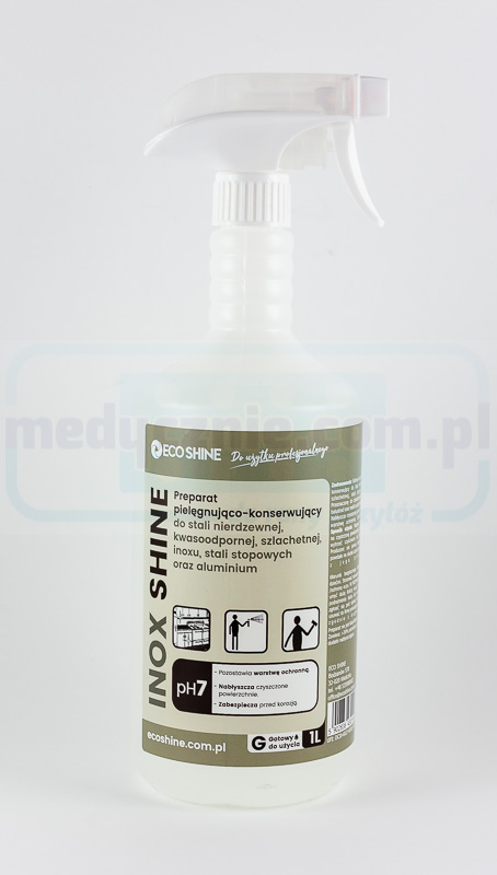 Płyn oleisty do konserwacji stali nierdzewnej 1L INOX SHINE - Medycznie ...