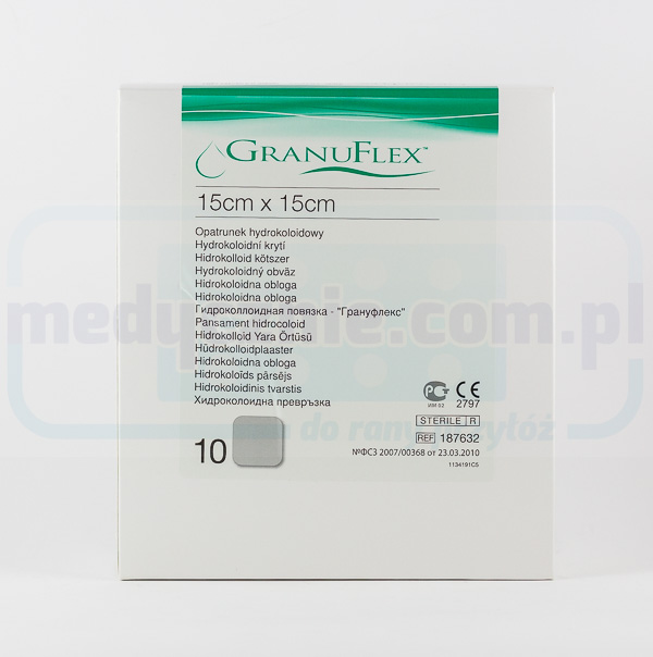 Granuflex 15*15cm opatrunek hydrokoloidowy 1szt - Medycznie.com.pl